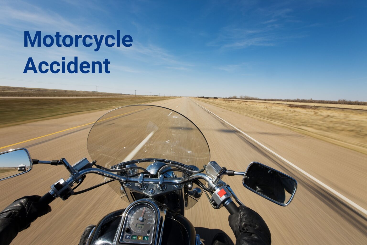 Motorcycle, Truck Crash in Modesto on I-5 Freeway, Sperry Avenue