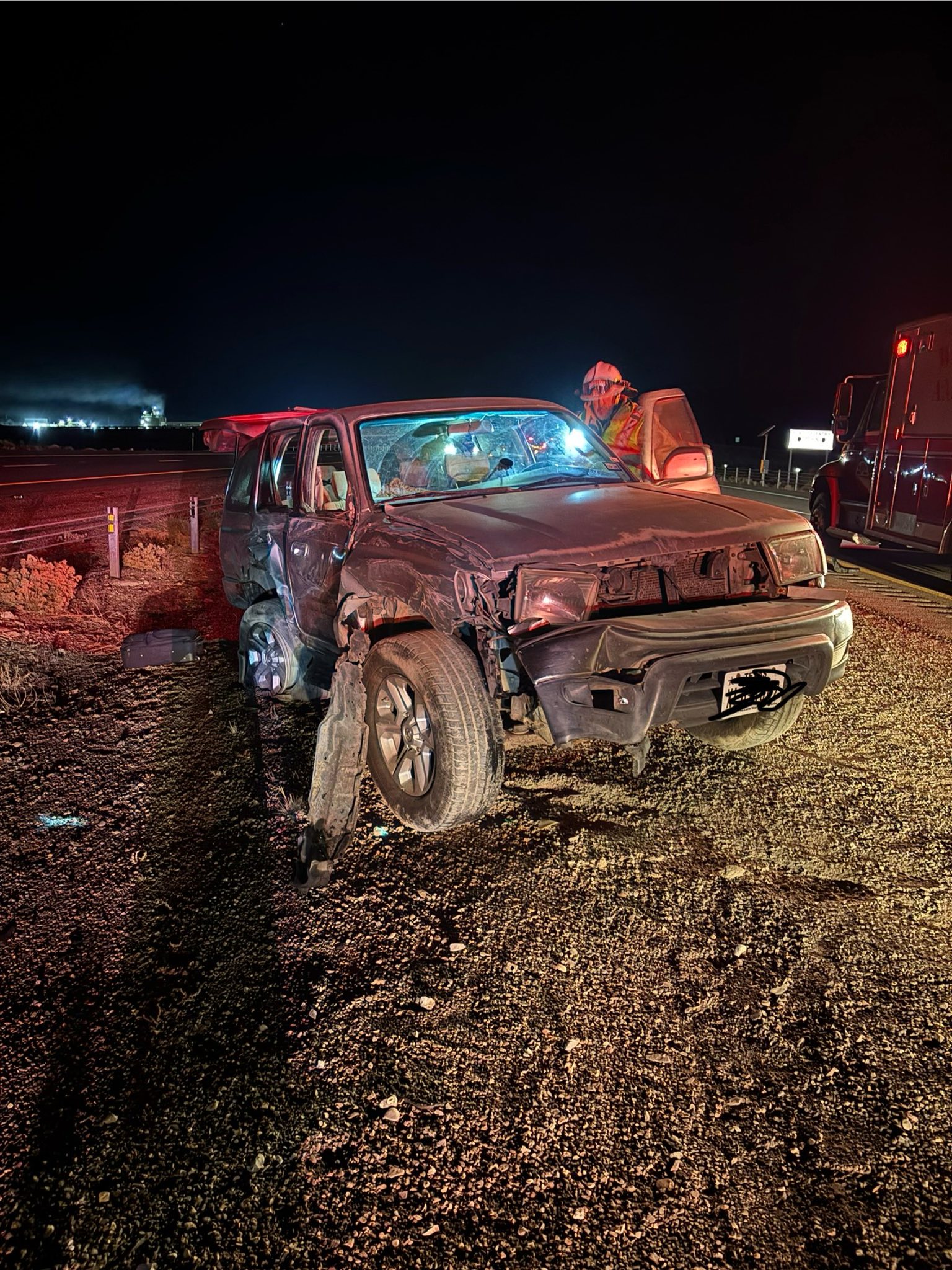 SUV, Tanker Truck Crash on Interstate 80 in Wendover, UT